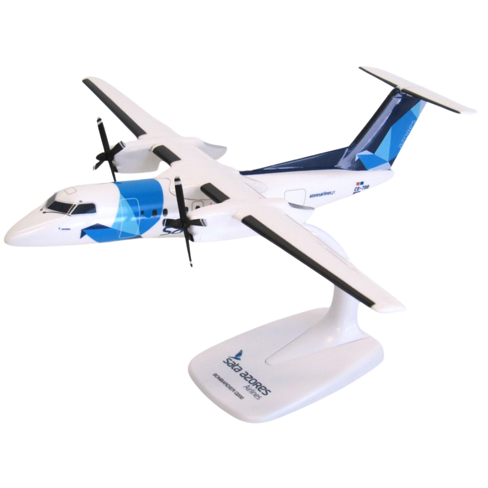 PPC Models Sata Azores Airlines Dash 8-300 1/100 Scale PP-224639 ...