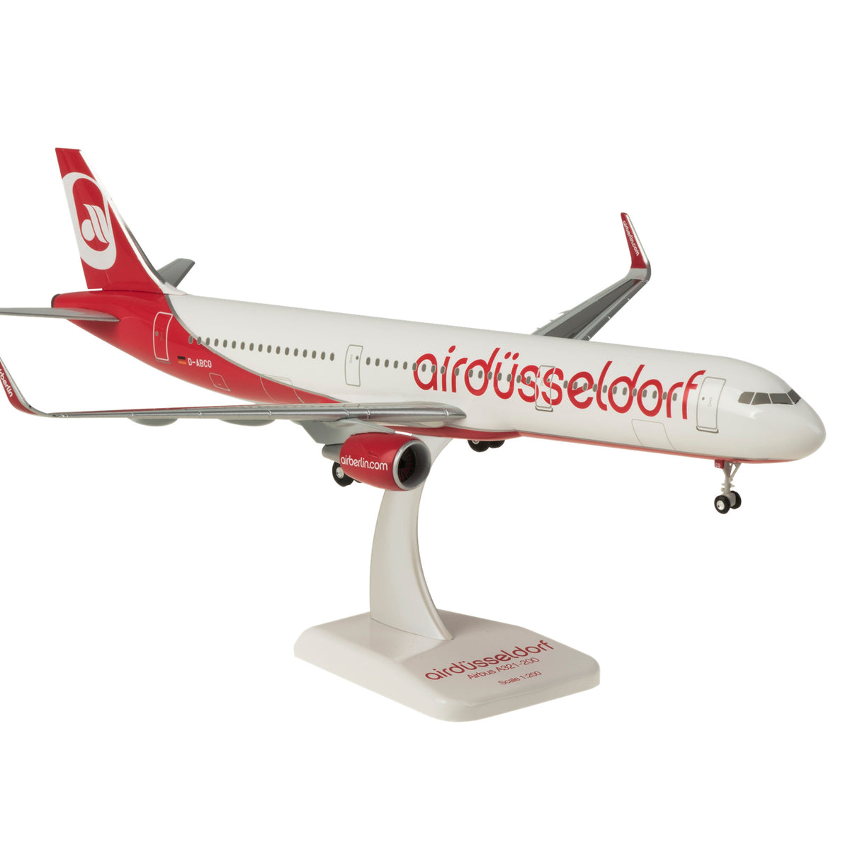Hogan Air Berlin "Airdusseldorf" Airbus A321 D-ABCO With Gear 1/200 Ai ...