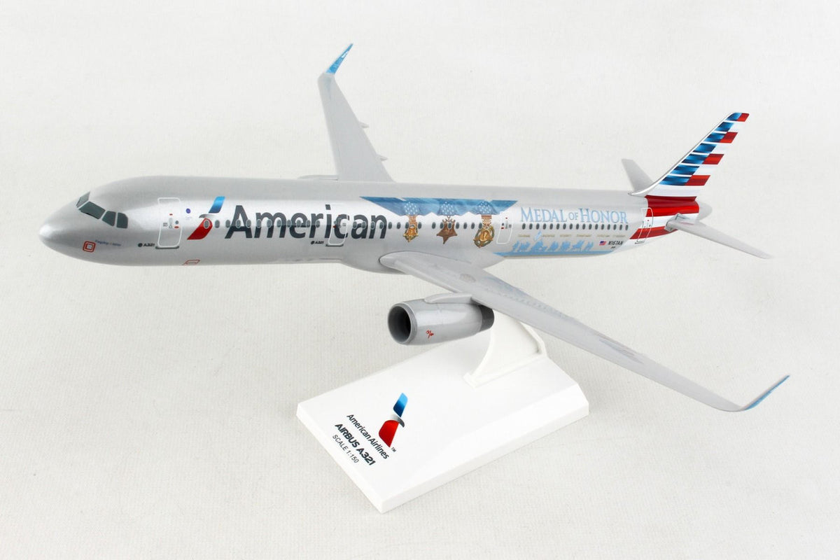 SkyMarks American Airlines Airbus A321 Medal Of Honor 1/150 Scale ...