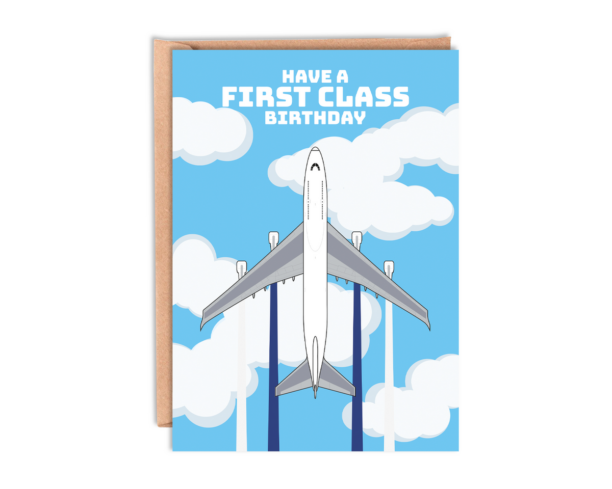 Gateway22 Boeing 747 Style Birthday Card - Aircraft Model Store