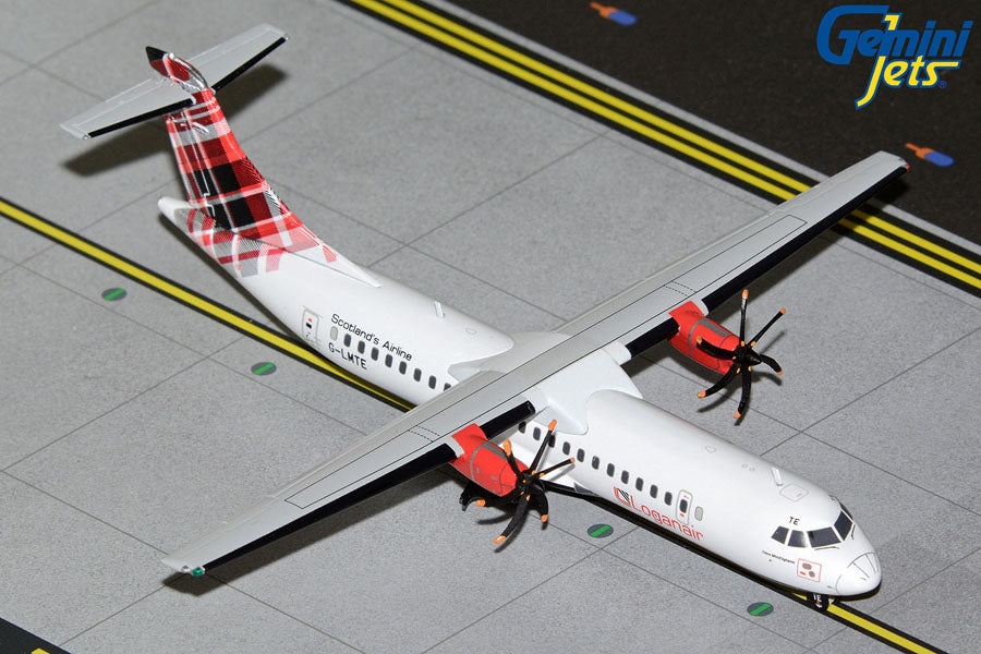 GeminiJets Loganair ATR 72-600 G-LMTE (red livery) 1/200 Scale ...