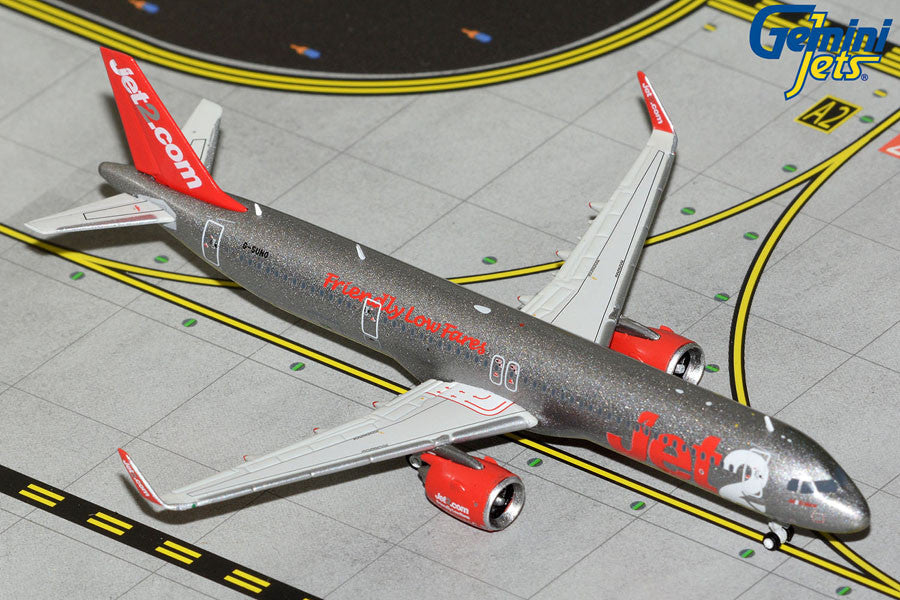 GeminiJets Jet2 Airbus A321NEO G-SUNO 1/400 Aircraft Scale Model ...